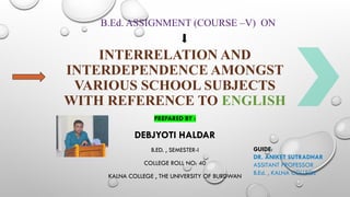 25 DEBJYOTI HALDAR INTERRELATION WITH ENGLISH.pptx