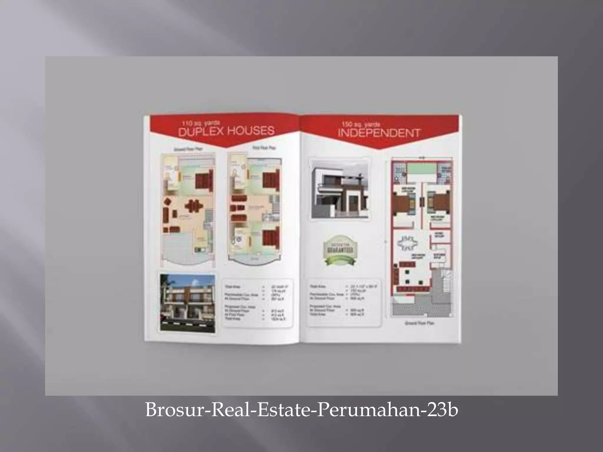 25 desain brosur real estate guna meraih pembeli prospektif