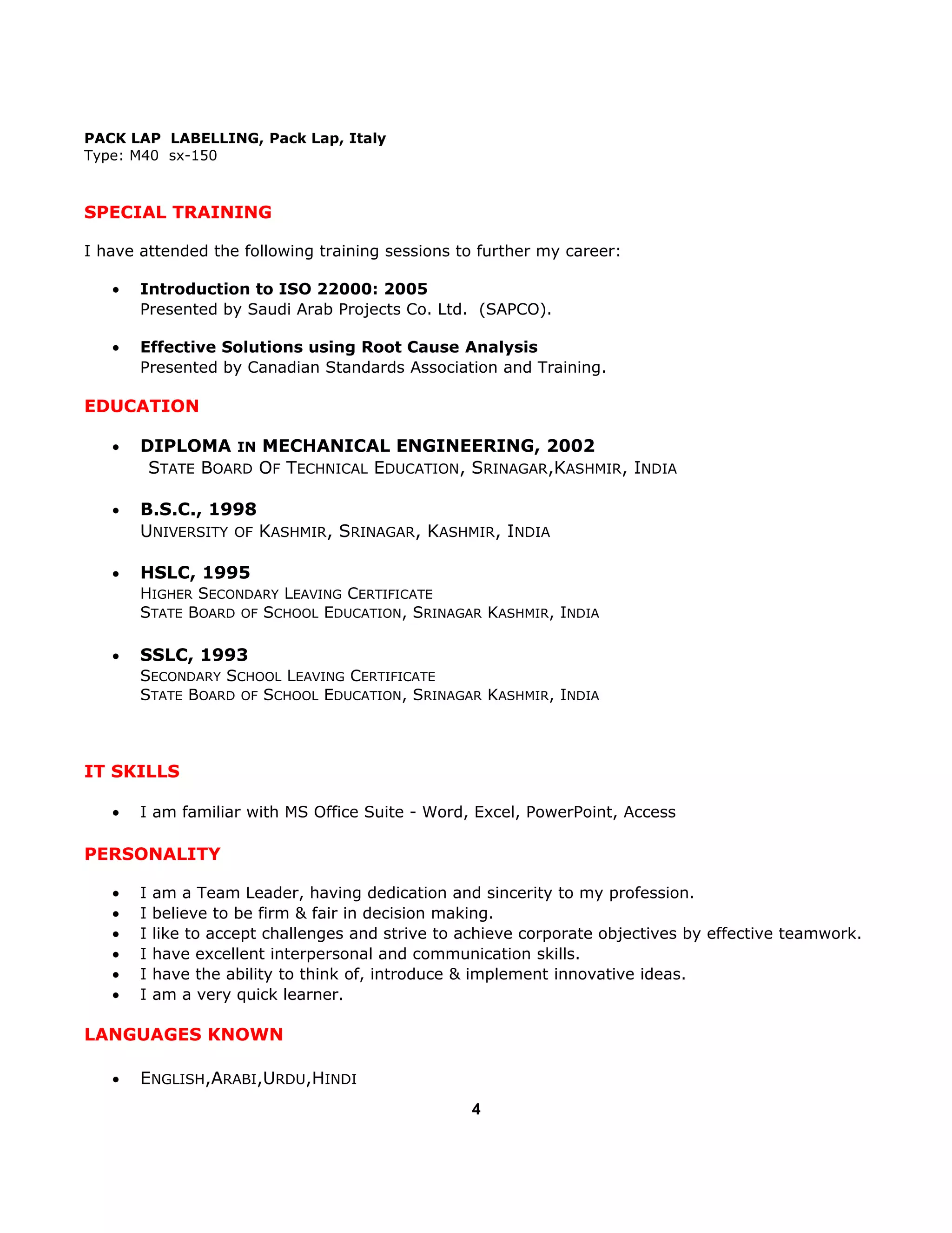 TAHIR SALEEM PRD.ENG. | DOC