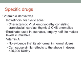 The use of drug in pregnancy and their safety | PPT