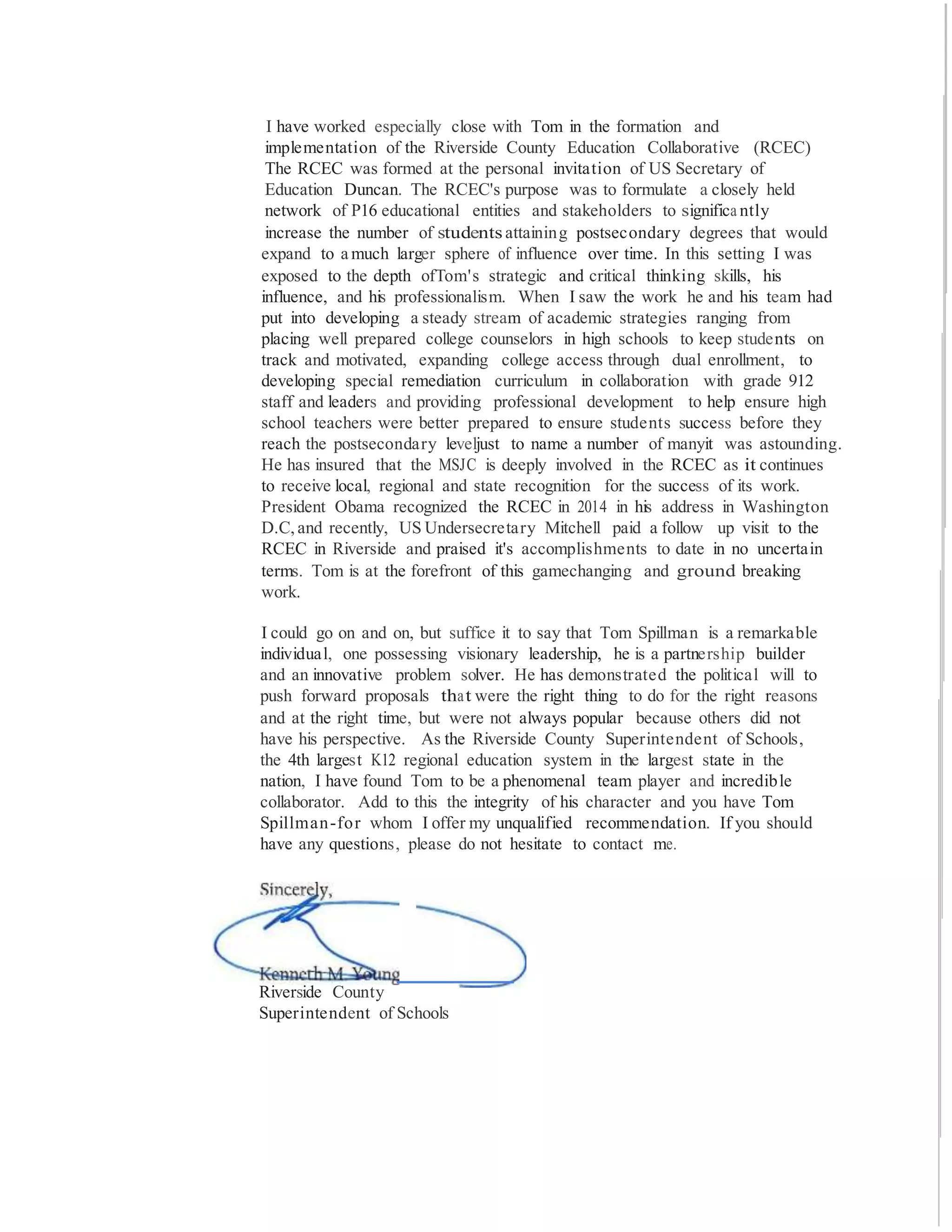 Kenn Young Letter of Recommendation Final | DOCX