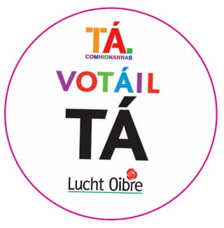 Labour Vote Yes Lapel Sticker 50mm | PDF