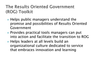 ROG Toolkit Overview | PPT