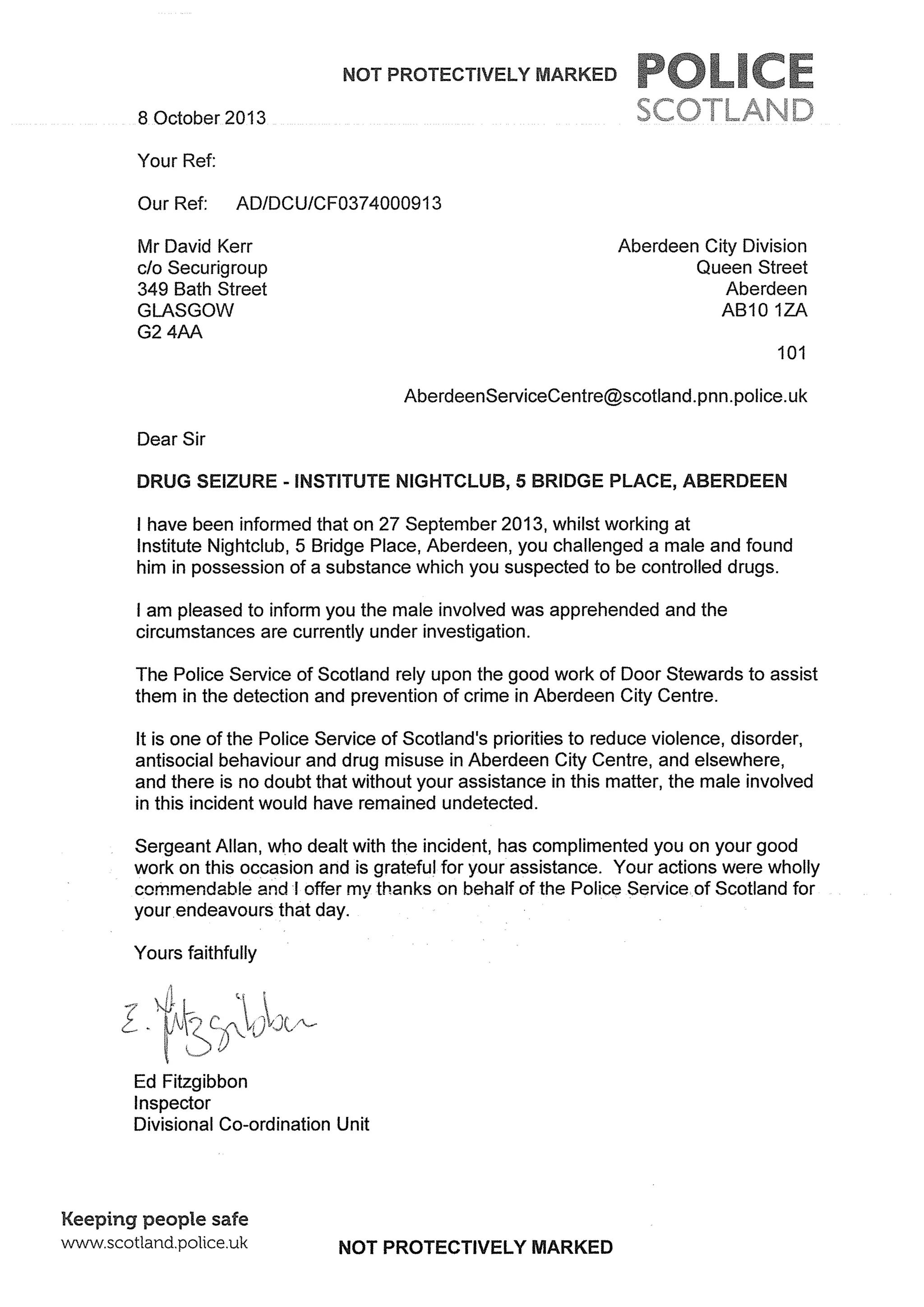 David Kerr Aberdeen Police Scotland | PDF