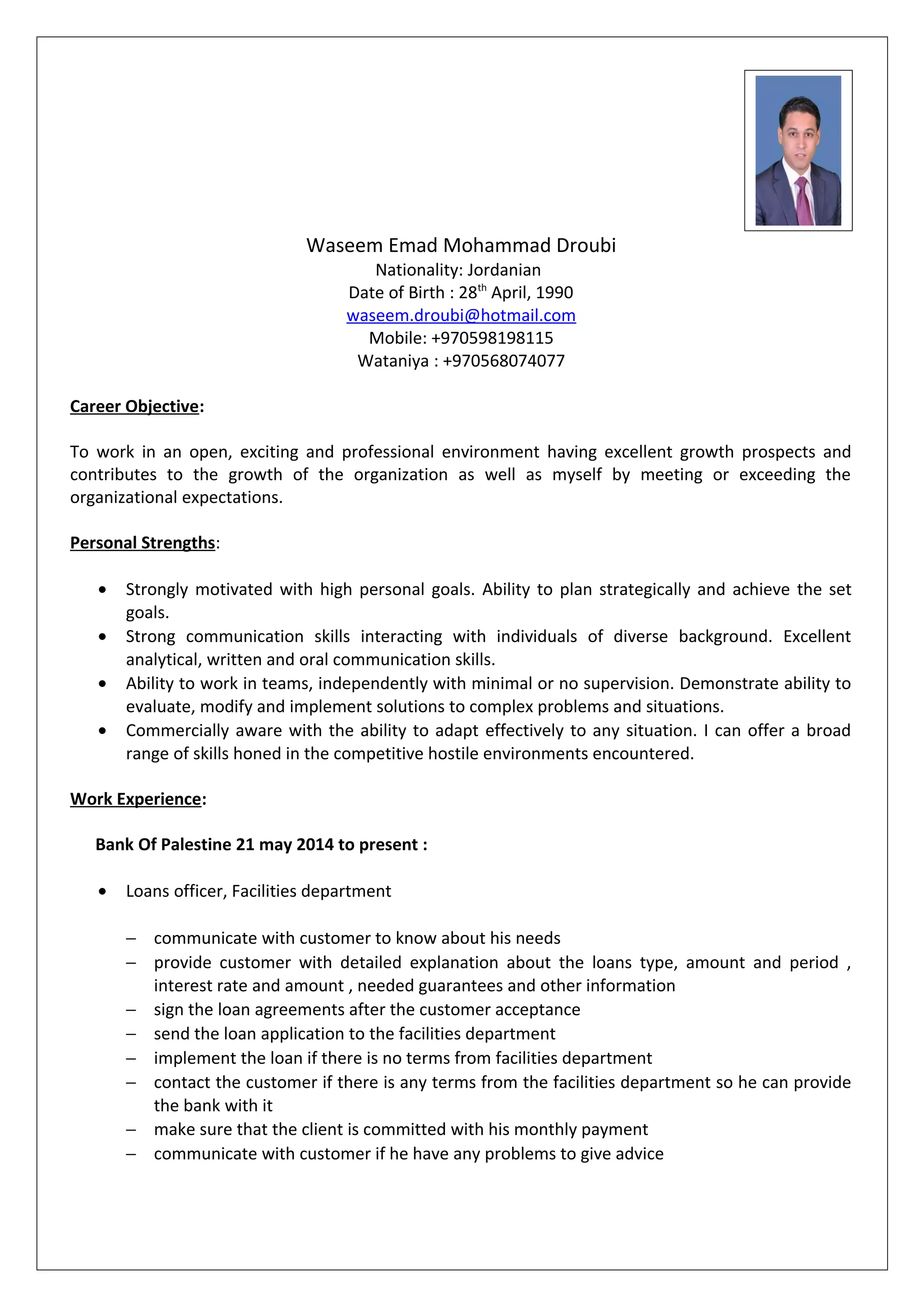 Waseem CV | PDF