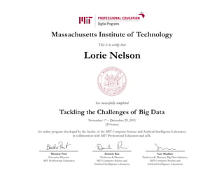 MIT Certificate | PDF