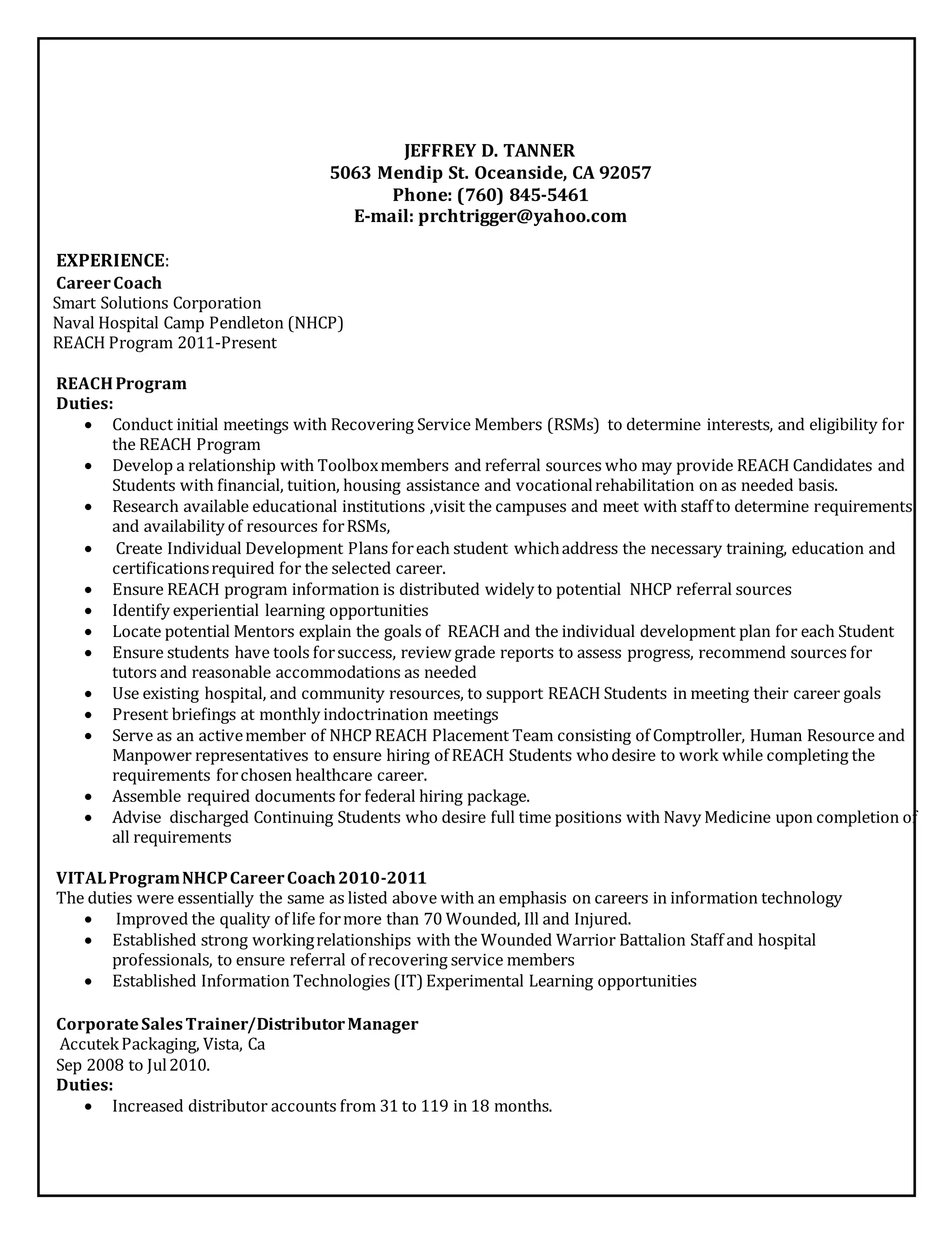 Jeff RESUME 2014 v2 | DOCX