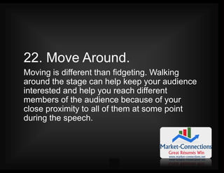 25 Effective strategies for a great speech | PPT