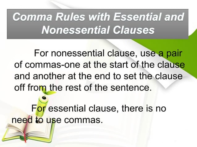 Eng7_Essential and Nonessential Clauses | PPT