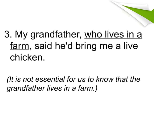 Eng7_Essential and Nonessential Clauses | PPT