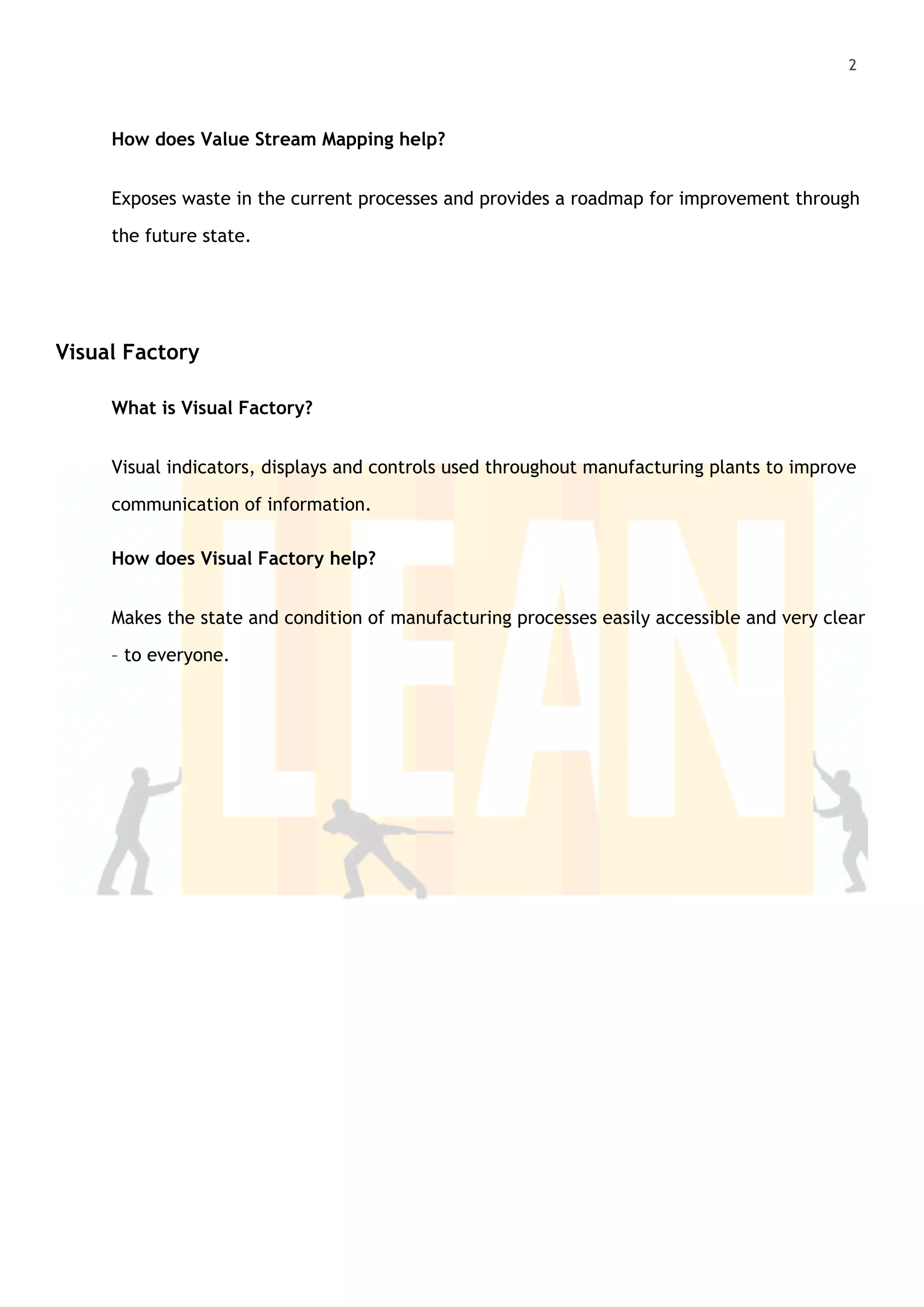 25 essential lean tools | PDF