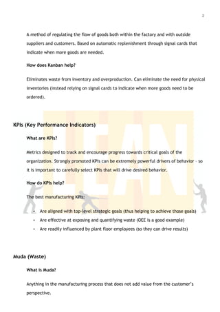 25 essential lean tools | PDF