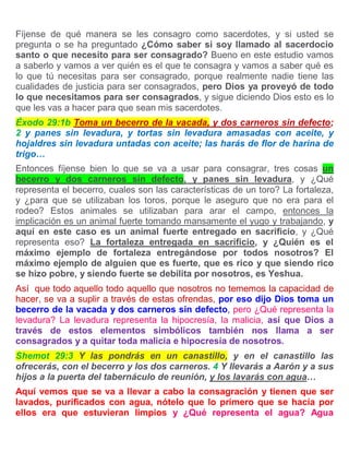 25 exodo 29 consagracion de los sacerdotes | PDF