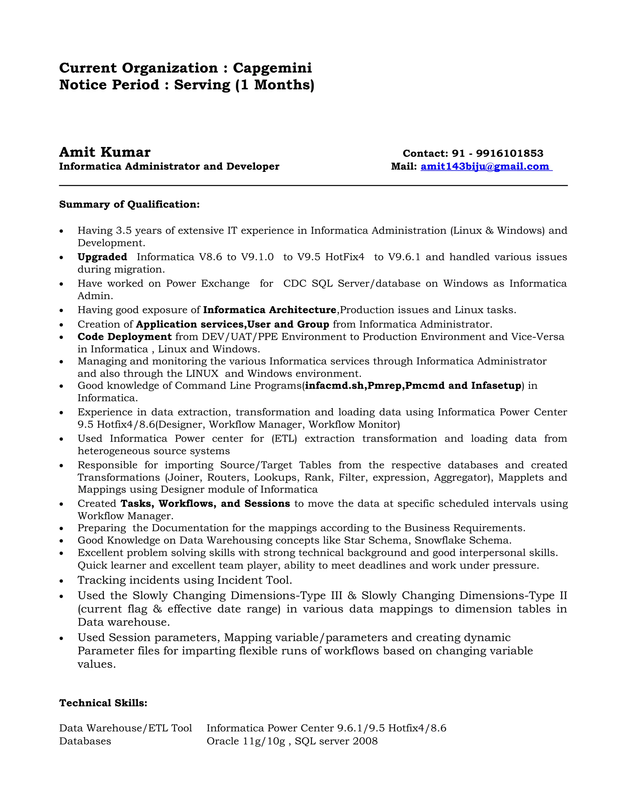 Amit Kumar Resume Doc