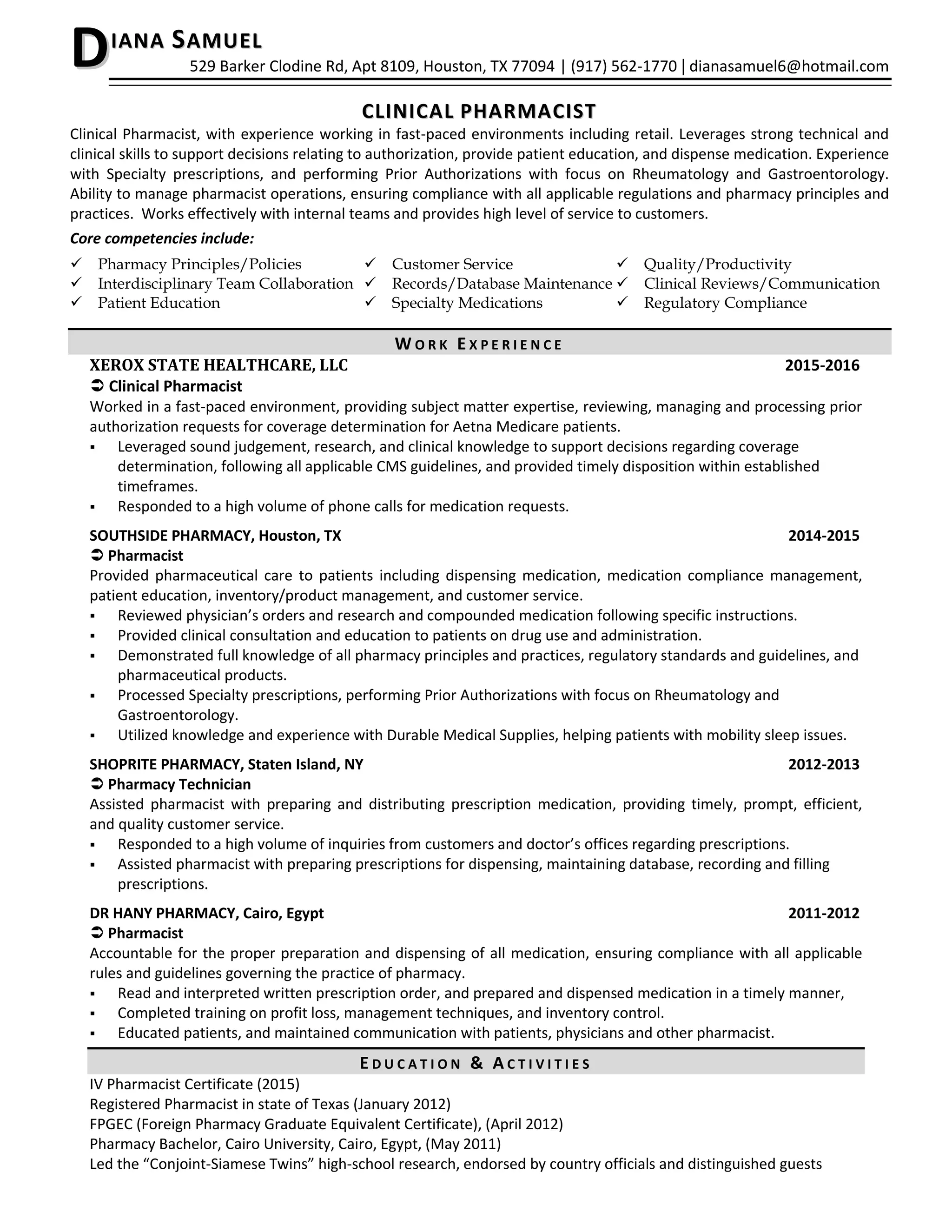 Samuel_Diana_Resume | PDF