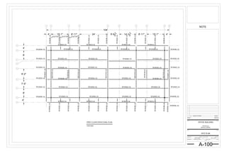 MODULE-24 FIRST FLOOR STRUCTURAL PLAN-Module06-24x36 Title block | PDF