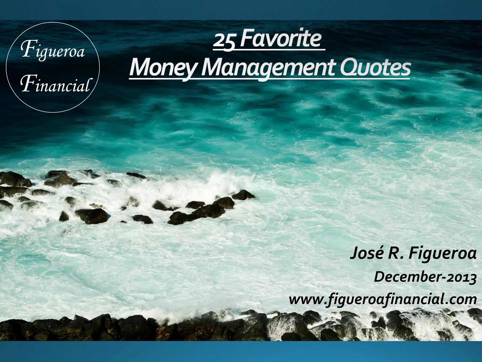25 Favorite Money Management Quotes | PPT