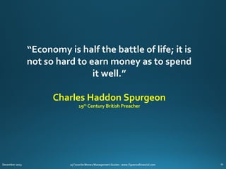 25 Favorite Money Management Quotes | PPT