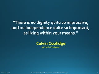 25 Favorite Money Management Quotes | PPT