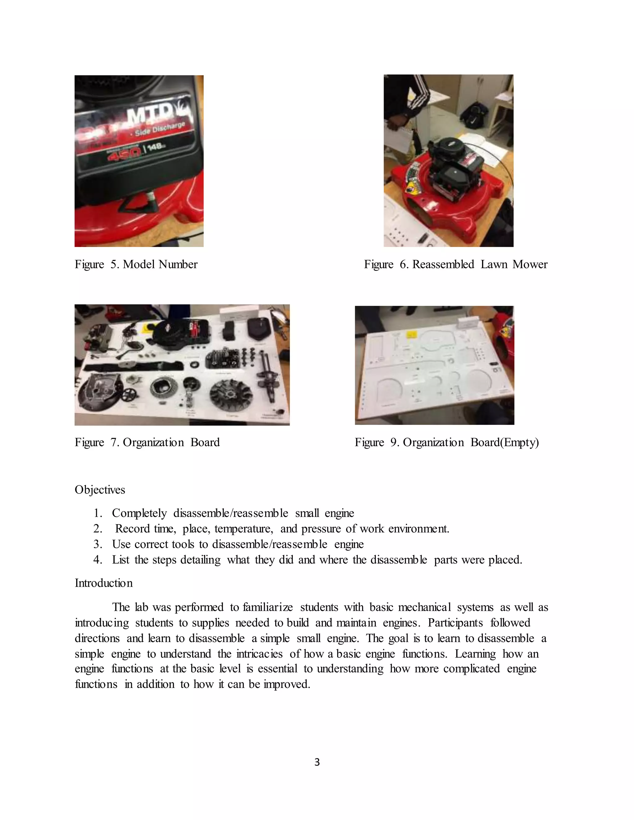 Small Engine Disassembly | DOCX