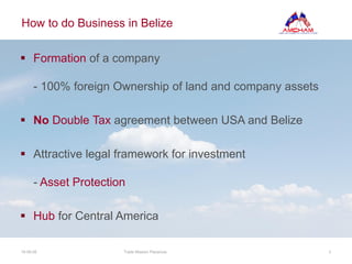 TradeMission_Placencia_160318 | PPT