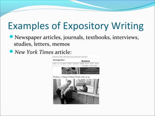 English 104: Expository Writing | PPT