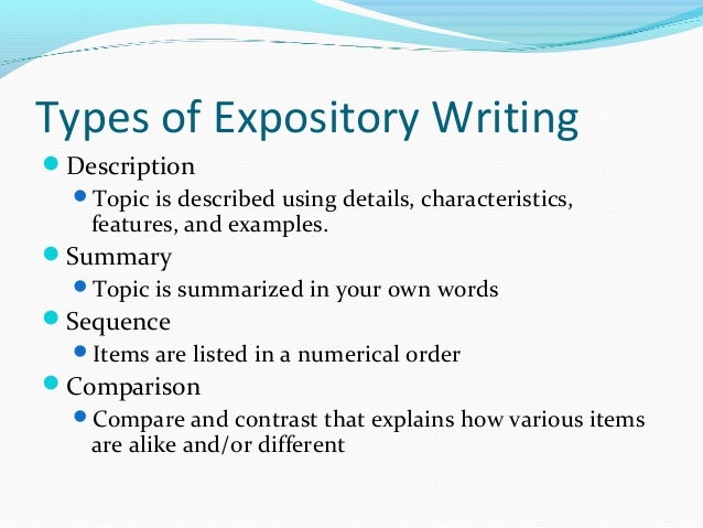 English 104 Expository Writing English 104 Expository Writing