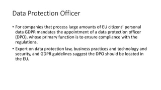 General Data Protection Regulation | PPT
