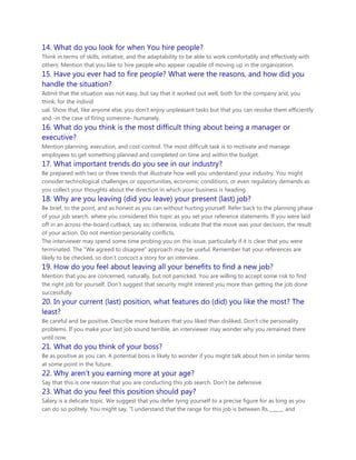 25 hr interview questions | DOCX