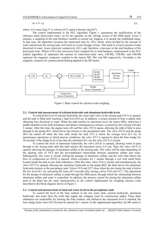 Design of the automation system for the chemical water treatment plant ...