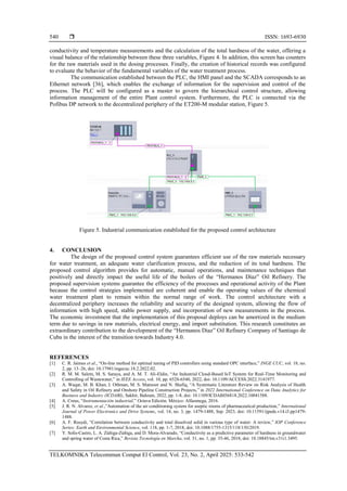 Design of the automation system for the chemical water treatment plant of the oil refinery in ...