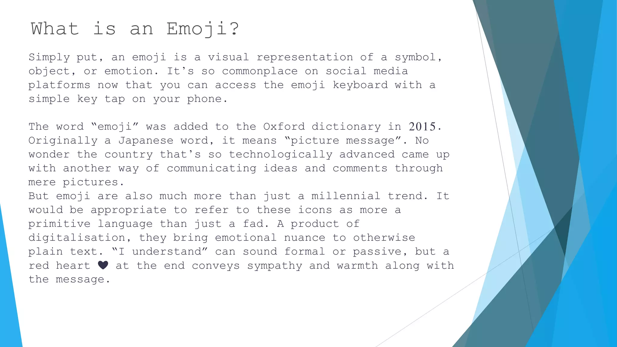 25 interesting facts about emojis you need to know | PPTX