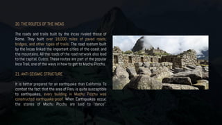 25 interesting Facts about Machu Picchu | PPT