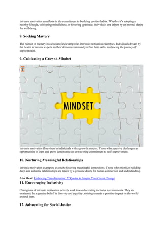 25 Intrinsic Motivation Examples to Embrace in 2024 | Future Education ...