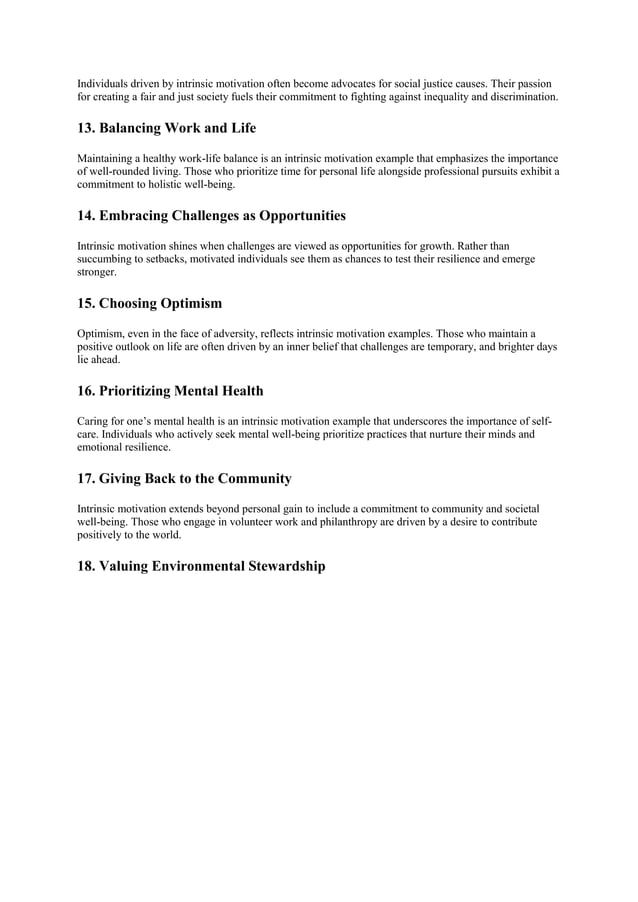 25 Intrinsic Motivation Examples to Embrace in 2024 | Future Education ...