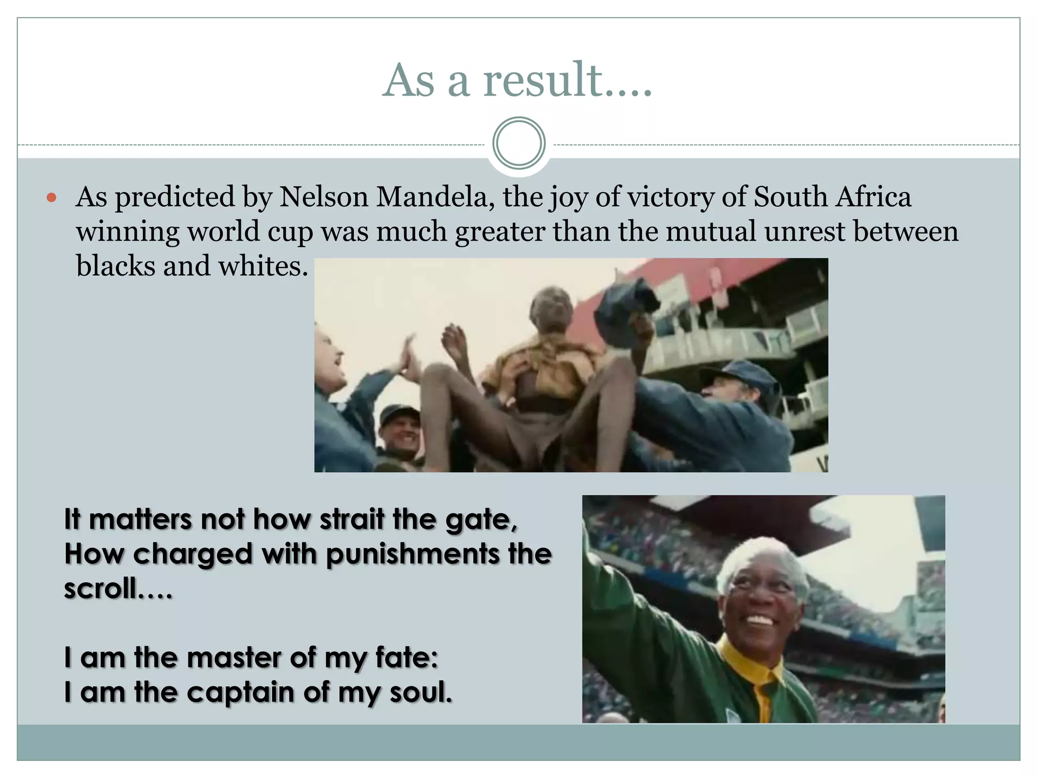 Movie Invictus Leadership analysis | PPTX