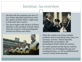 Movie Invictus Leadership analysis | PPTX