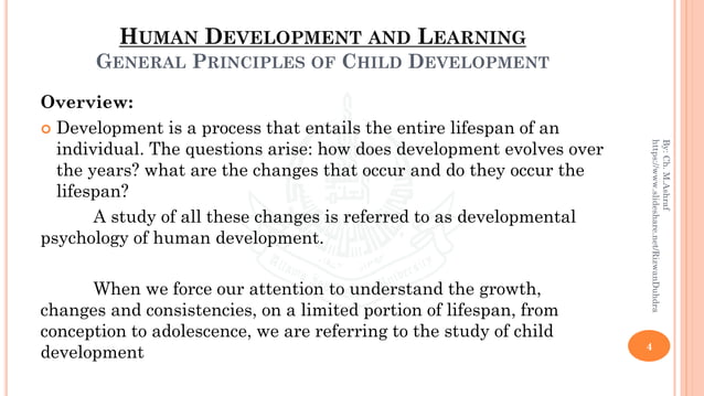 GENERAL PRINCIPLES OF CHILD DEVELOPMENT | PDF