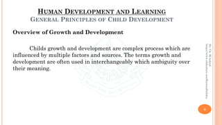 GENERAL PRINCIPLES OF CHILD DEVELOPMENT | PDF | Parenting Babies and ...