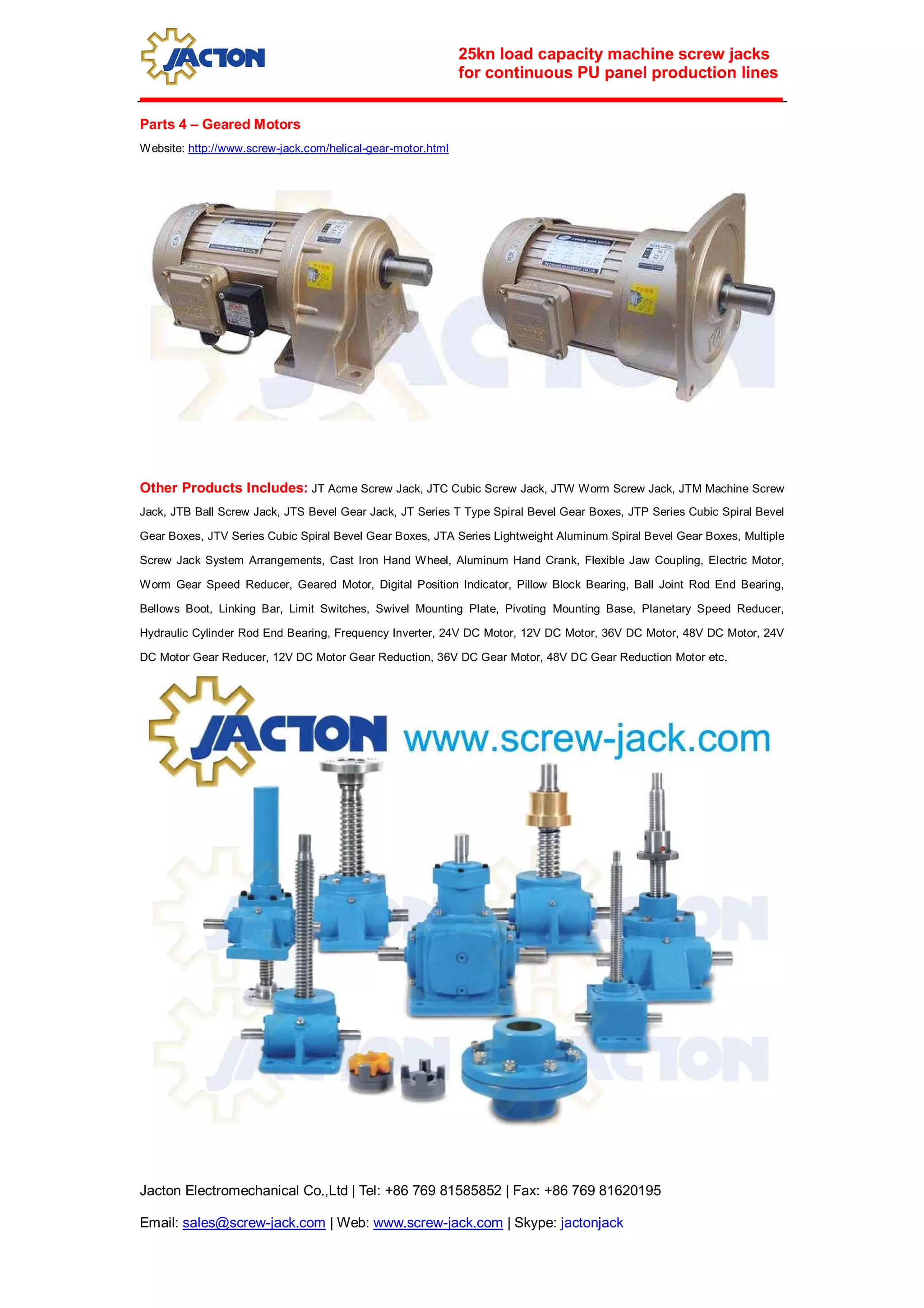 25kn load capacity machine screw jacks 300mm stroke for continuous pu ...