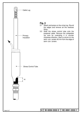 25kV Cable Termination - 3M Cold Shrink 95-EP-631-2 - Network Rail PADS ...
