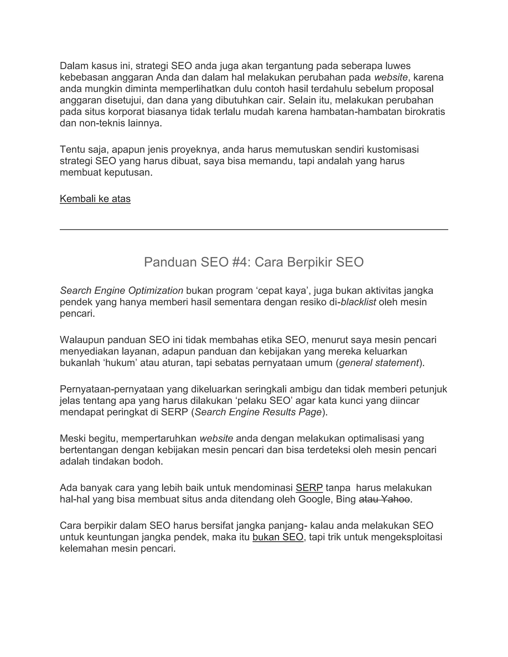 25 langkah panduan seo pemula | PDF