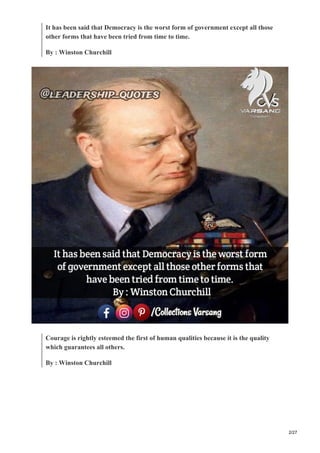 25 leadership quotes in english good leader quotes | PDF