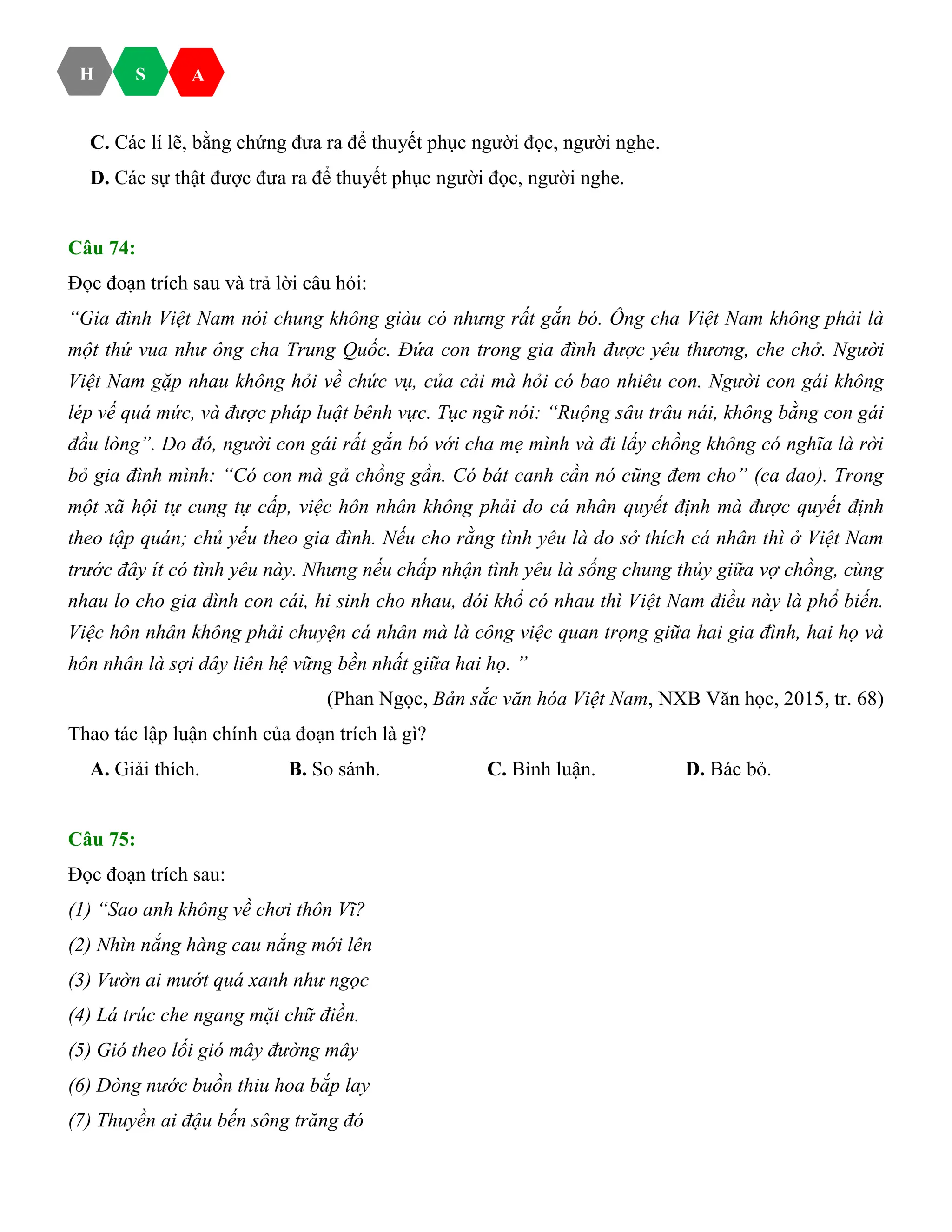 25 ĐỀ LUYỆN THI ĐÁNH GIÁ NĂNG LỰC HSA FORM 2025 - ĐẠI HỌC QUỐC GIA HÀ NỘI - ĐỀ 8 (ĐỀ BÀI + LỜI ...
