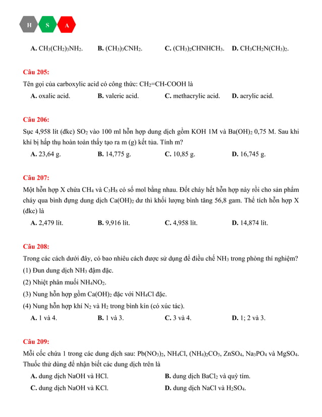 25 ĐỀ LUYỆN THI ĐÁNH GIÁ NĂNG LỰC HSA FORM 2025 - ĐẠI HỌC QUỐC GIA HÀ NỘI - ĐỀ 8 (ĐỀ BÀI + LỜI ...