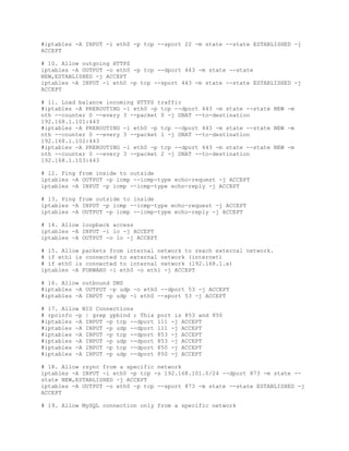 25 most frequently used linux ip tables rules examples | PDF