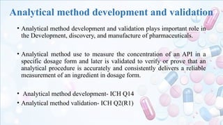 ANALYTICAL METHOD VALIDATION M PHARM.pptx