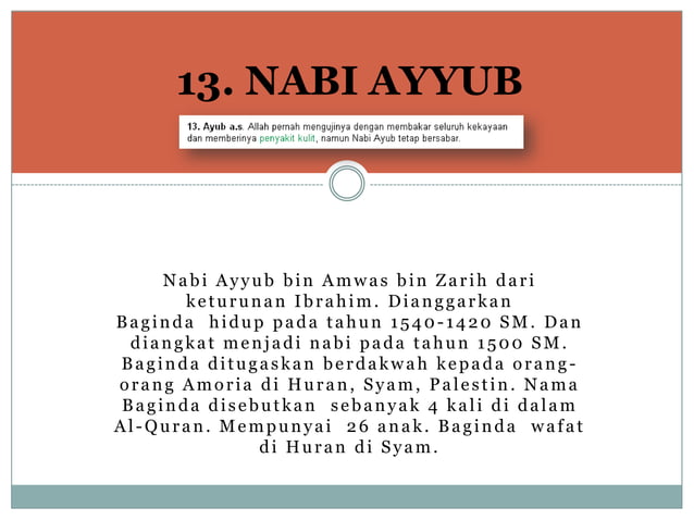 25 Nabi Dan Rasul Dalam Islam | PPTX