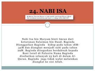 25 Nabi Dan Rasul Dalam Islam | PPTX