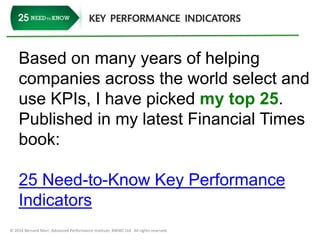 25 Key Performance Indicators | PPT